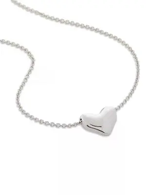Monica Vinader Sterling Heart Charm Necklace