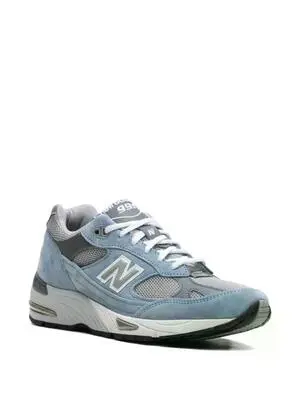 NEW BALANCE 991 Miuk Dusty Alloy Smoked Pearl Sneakers - Blue