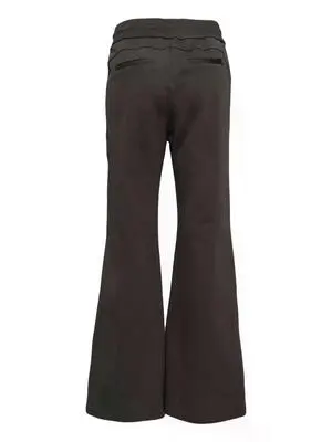 B+AB High-rise Flared Cotton Pants