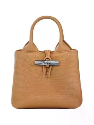 Longchamp Le Roseau Small Tote Bag - Brown