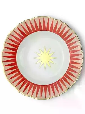 BITOSSI HOME 4 Piece Baleno Deep Plate Set - White
