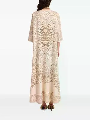 La DoubleJ Embroidered Maxi Dress