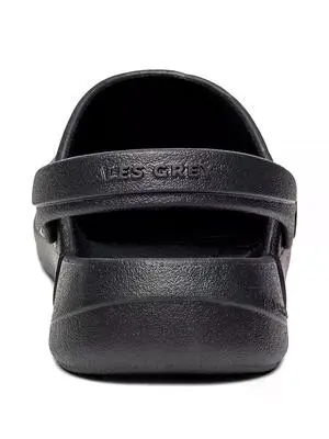 ALES GREY Slip-on Flat Sole Slippers - Black
