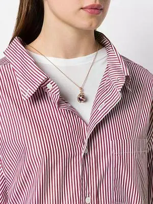 TRUE ROCKS Small Globe Pendant Necklace - Metallic