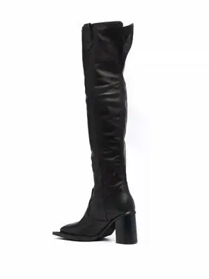 NINAMOUNAH Howling Knee-length Boots - Black
