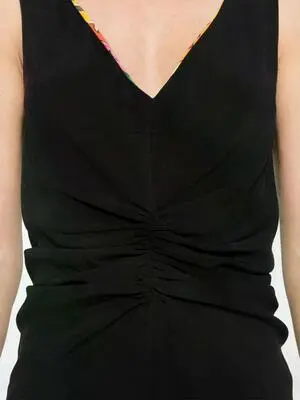 Etro Ruched Detail Midi Dress