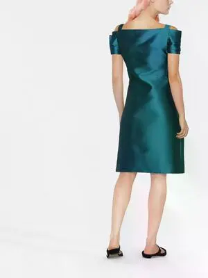 Alberta Ferretti V-neck Short Dress