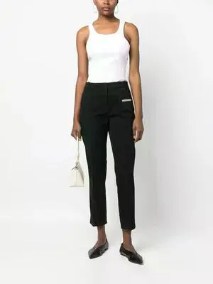 Fabiana Filippi Stretch-cotton Cropped Trousers