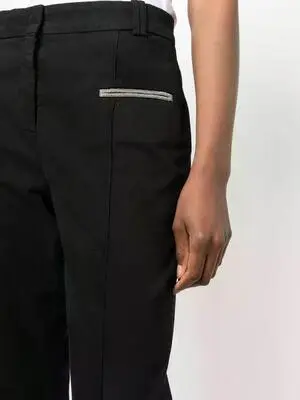 Fabiana Filippi Stretch-cotton Cropped Trousers