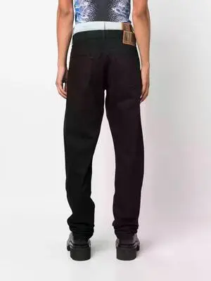 VTMNTS Double Layer Straight Leg Jeans - Black
