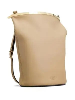 TOD'S Leather Bucket Bag - Neutrals