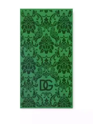 Dolce & Gabbana Terry Cotton Towels - Green