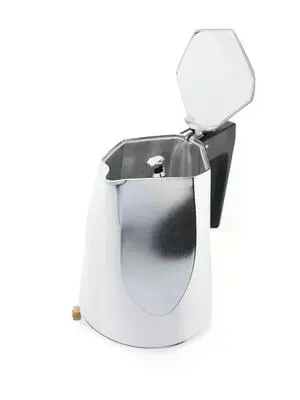 ALESSI Ossidiana 3-cup Espresso Coffee Maker - Silver
