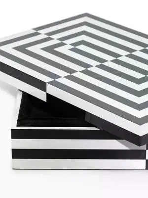 Jonathan Adler Op Art Large Lacquer Box