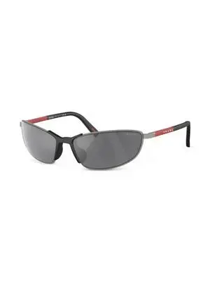 Prada Linea Rossa Aviator Sunglasses - Silver