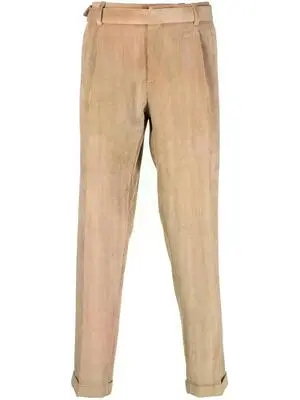 BRIGLIA 1949 Corduroy Straight-leg Trousers - Neutrals