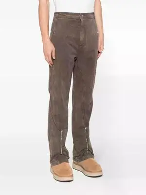 BLUEMARBLE Zip-detail Straight-leg Jeans