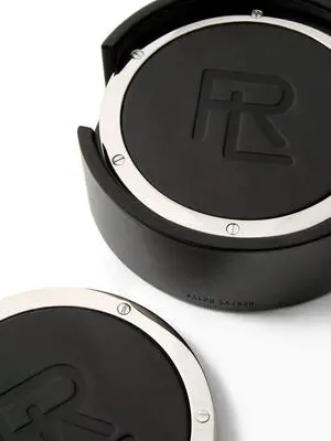 Ralph Lauren Stacked Rl Coasters