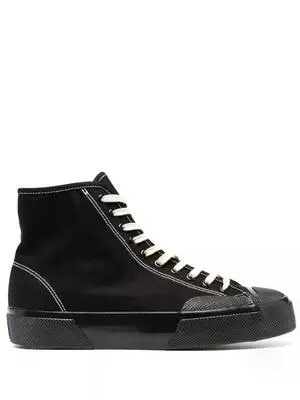 Superga High-top Lace-up Sneakers - Black