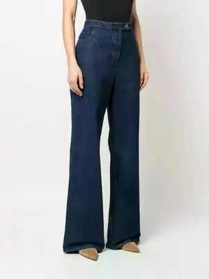 Giuliva Heritage High-waisted Flared Denim Trousers