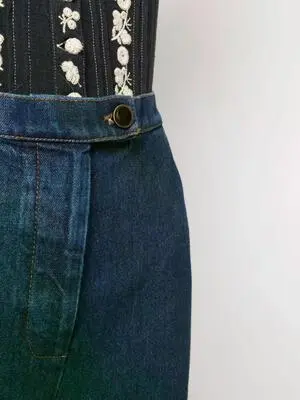 Giuliva Heritage High-waisted Flared Denim Trousers