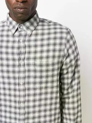 Officine Générale Graphic-print Seersucker Shirt