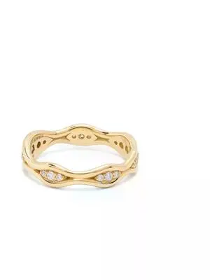 Fernando Jorge 18kt Yellow Fluid Diamonds Ring