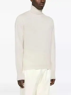DRUMOHR Cashmere Roll Neck Sweater - Neutrals
