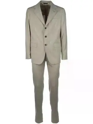 Brian Dales Wool Suit - Neutrals