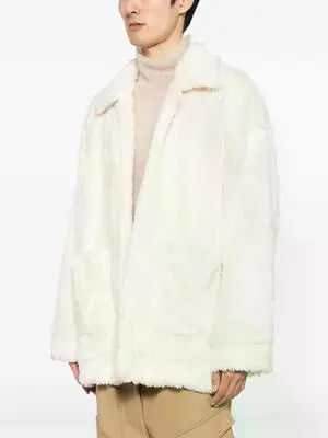 DOUBLET Hand-painted Faux Fur Jacket