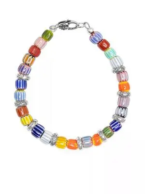 NIALAYA JEWELRY Beaded Bracelet - Silver