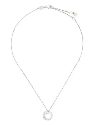 SWAROVSKI Matrix Ring-pendant Necklace - Silver