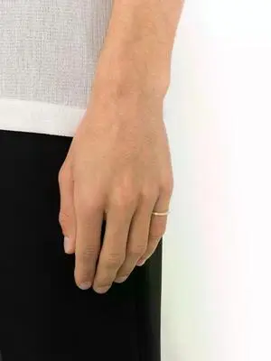 MARIA BLACK 14kt Yellow Diamond Pavé Band Ring - Gold