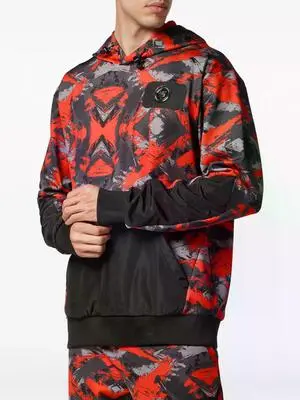 PLEIN SPORT Camouflage Print Hoodie
