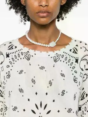 KUJTEN Mela Bandana-print Jumper