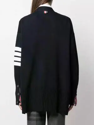 Thom Browne Four-bar Stripe Cardigan
