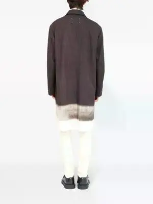 MAISON MARGIELA Trompe L'oeil Print Cotton Coat