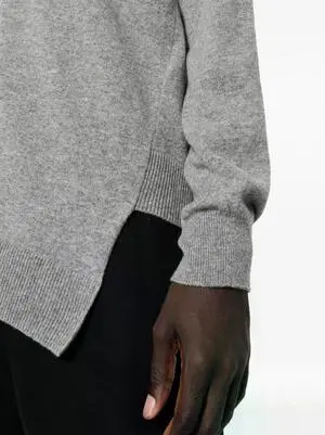 Comme Des Garçons X Lacoste Asymmetric Wool Cardigan