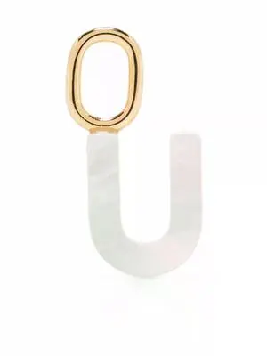 MARIA BLACK Lucid Letter U Charm - White
