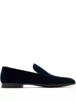 Magnanni Velvet Suede Loafers - Blue