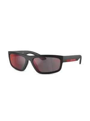Prada Acetate Rectangle Frame Sunglasses