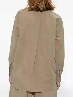 Issey Miyake Paper-esque Stand Collar Shirt