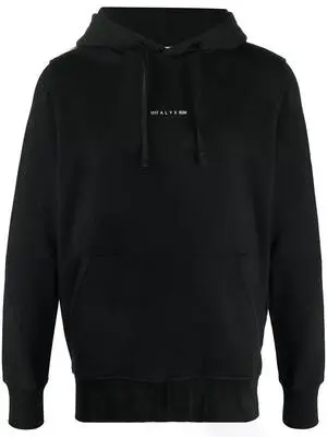 1017 Alyx 9sm Sphere Logo Printed Hoodie - Black