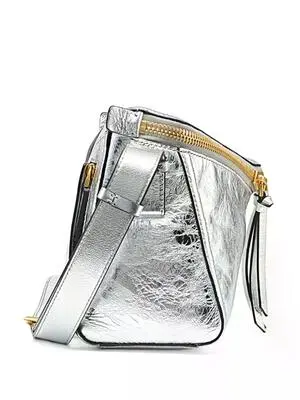 Mcm Silver Tone Shoulder Bags