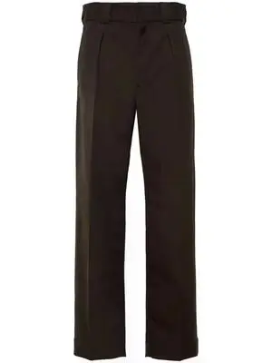 LEMAIRE Tailored Straight-leg Trousers - Brown