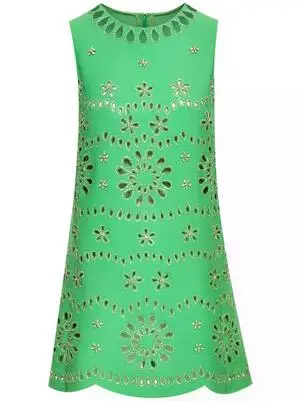 Oscar De La Renta Crystal-embellished Shift Minidress