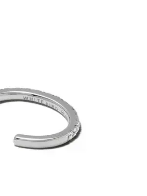 WE BY WHITEBIRD 18kt White Gold Diamond Earcuff - Silver