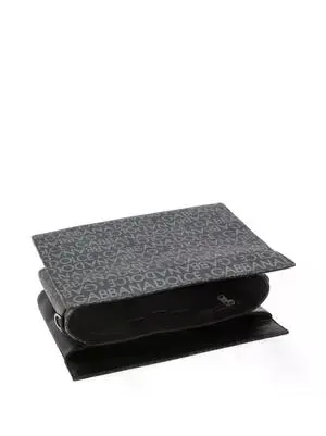 Dolce & Gabbana Logo Print Leather Shoulder Bag