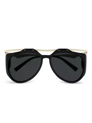 Saint Laurent Sculpted Sunglasses - Black
