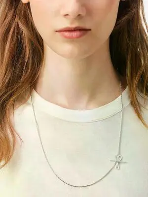 AMI Paris De Coeur Chain Necklace - Silver